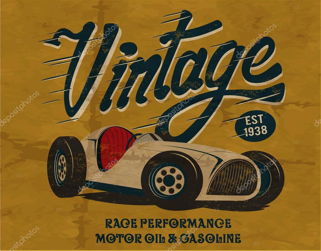 Vintage race poster for printing Stock Vector by ©swsctn80.hotmail.com ...