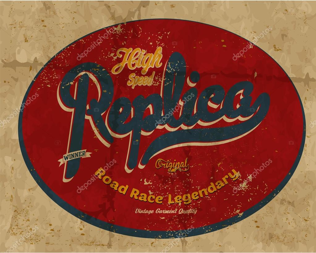 Vintage race poster for printing Stock Vector Image by ©swsctn80 ...