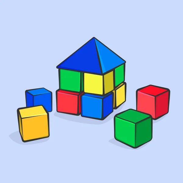 100,000 Kids playing cubes Vector Images | Depositphotos