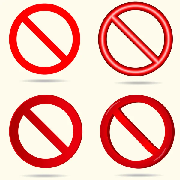 Red stop pictogram Vector Art Stock Images | Depositphotos