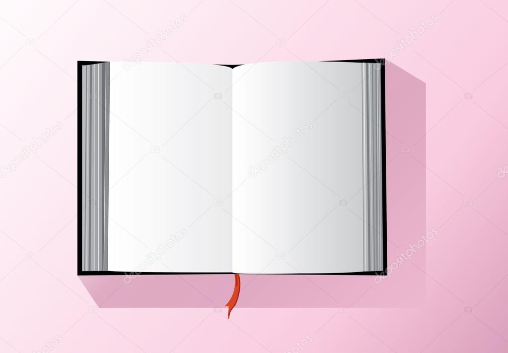 Libro vacío vector arte Vector de stock por ©h.santima.gmail.com 117939138