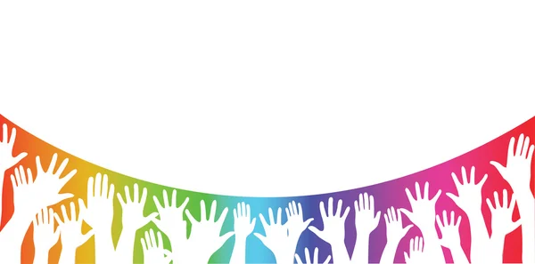 All hands up and background art vector Stock Vector Image by ©h.santima ...