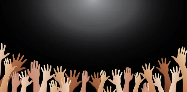 All hands meeting Vector Art Stock Images | Depositphotos