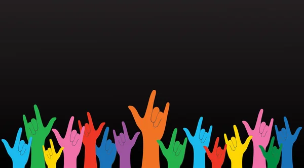 All hands up and background art vector Stock Vector Image by ©h.santima ...