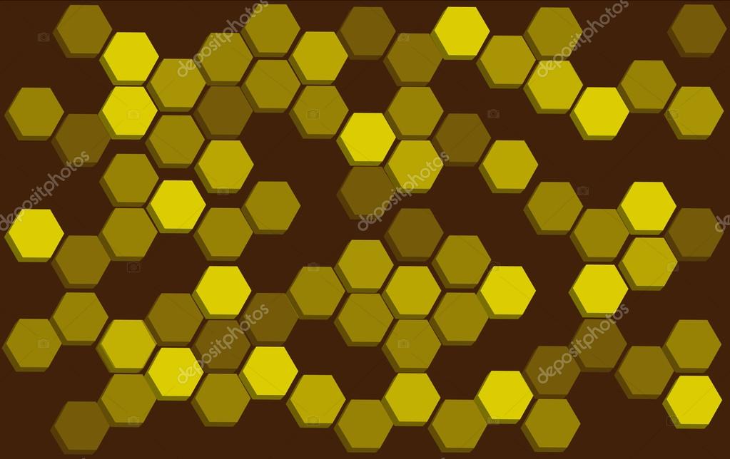 Abstract bee hive background , abstract hexagon background Stock Vector ...