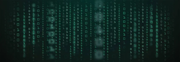 Abstract Technology Background Binary Data Streaming Binary Code Background Vector Stock Vector ...