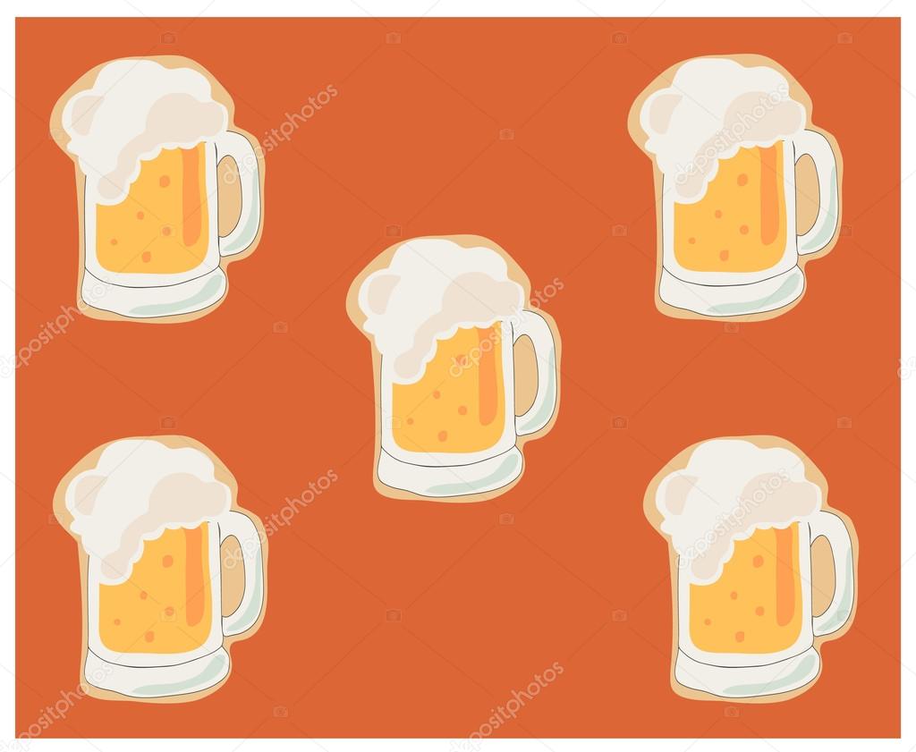Beer background vector Stock Vector by ©h.santima.gmail.com 99155112