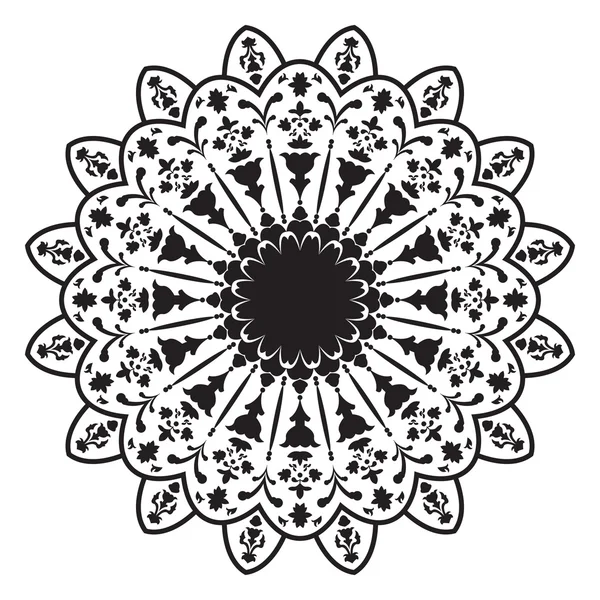 Black and white circular pattern Stock Vector Image by ©egorovmarina ...