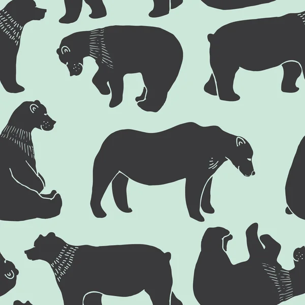 Bears pattern in vector. Stock Vector Image by ©bigbadmutuh.yahoo.com ...