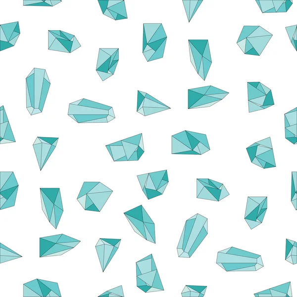 Geometric crystals pattern in vector. Geometric shapes. Stock Vector ...