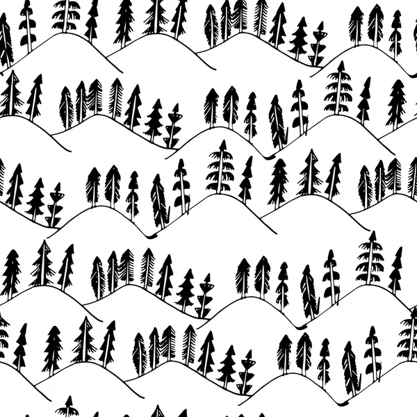 Autumn forest landscape Vector Art Stock Images | Depositphotos