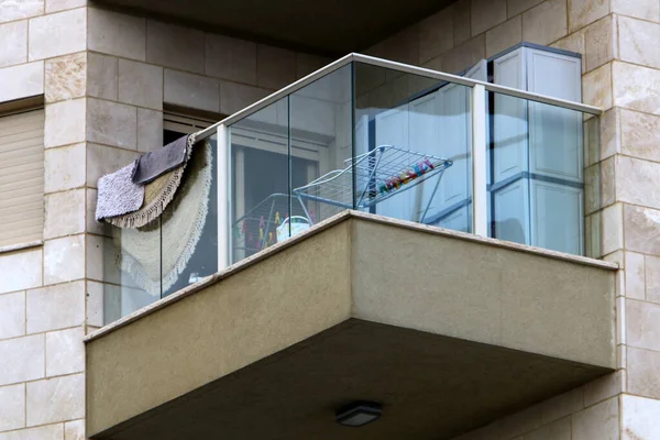 The balcony is an architectural detail of housing construction in ...