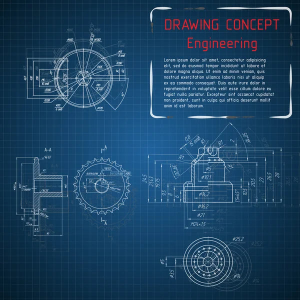 Engineering drawings Vector Art Stock Images | Depositphotos
