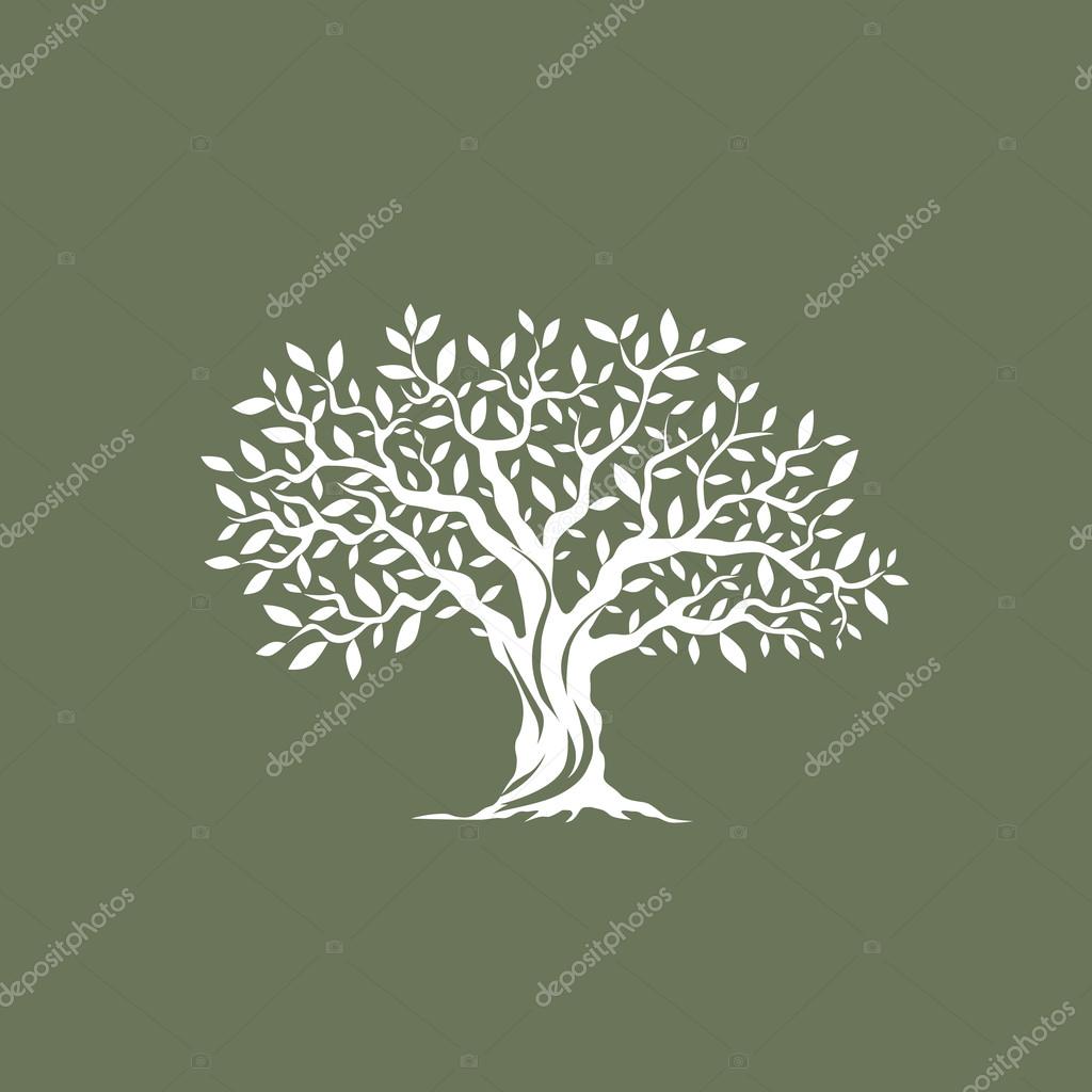 Olive Tree Silhouette