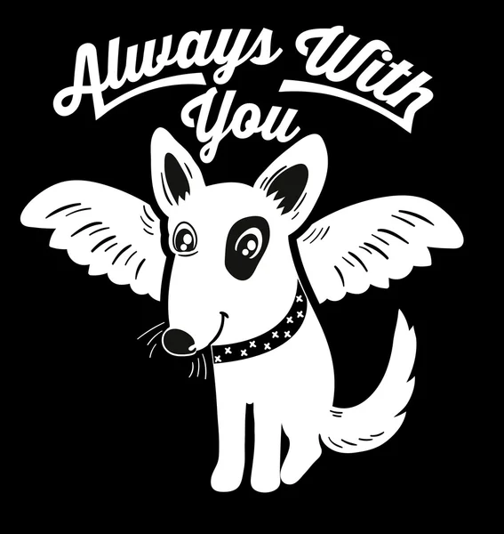 Angel dog Vector Art Stock Images | Depositphotos