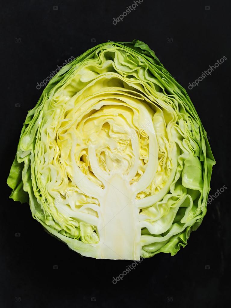 Cabbage Cut in Half Stock Photo by ©andyriver 114051940
