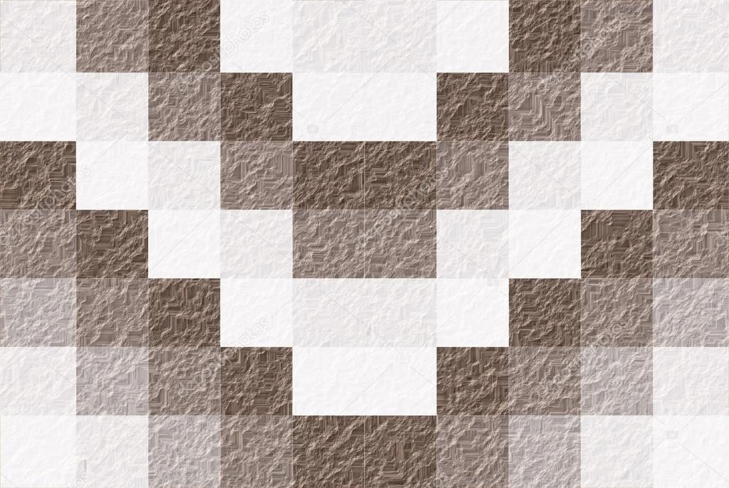 Brown And White Blocks Pattern Abstract Background Seamless — Stock ...