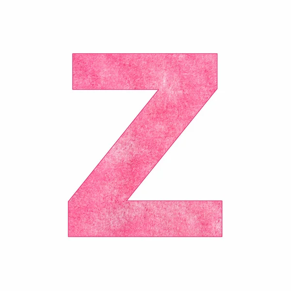 The Letter I In Pink Glitter