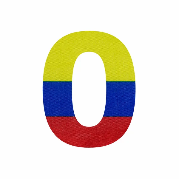 Letra Del Alfabeto Colores Bandera Colombia — Foto de stock #472469438 ...