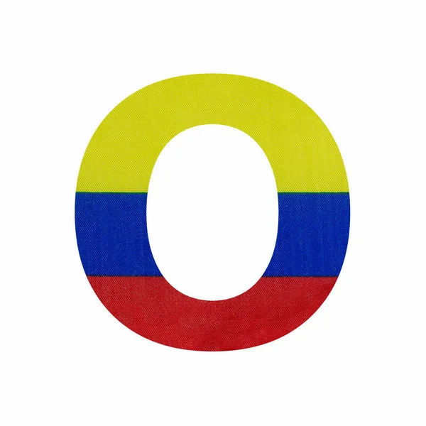 Letra Del Alfabeto Colores Bandera Colombia — Foto de stock #472469476 ...