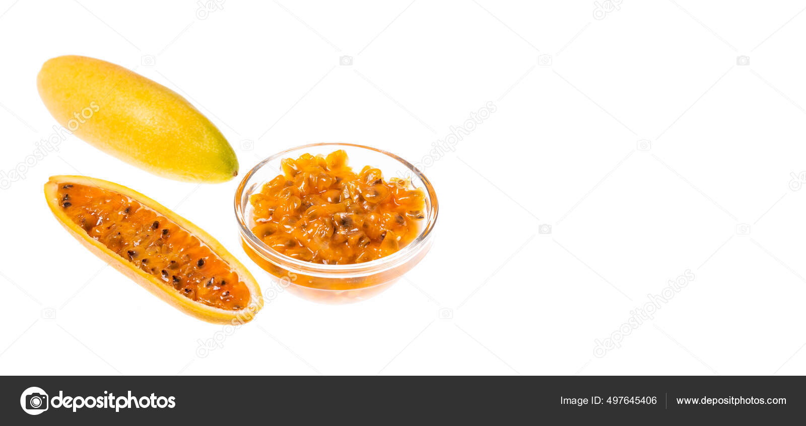 Curuba Fruit Pulp Passiflora Tripartita Healthy Food Stock Photo by ...