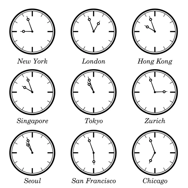 World time zones Vector Images, Royalty-free World time zones Vectors ...
