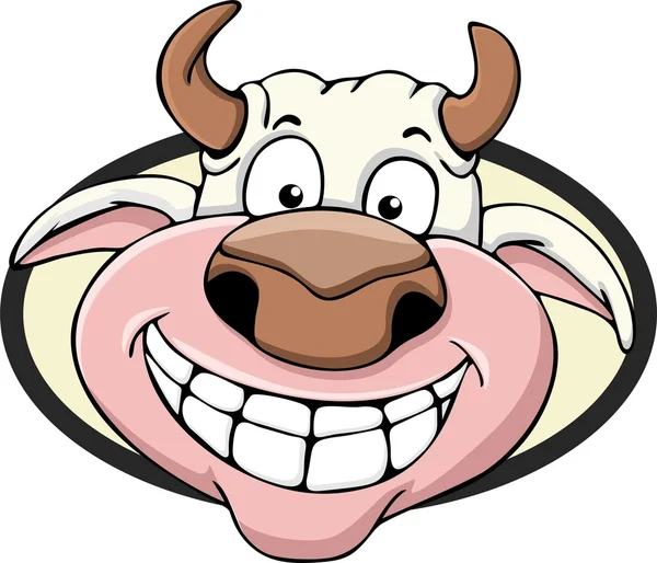 Čára Umění Kráva Karikatura Zbarvení Stránky Stock Vector od ...