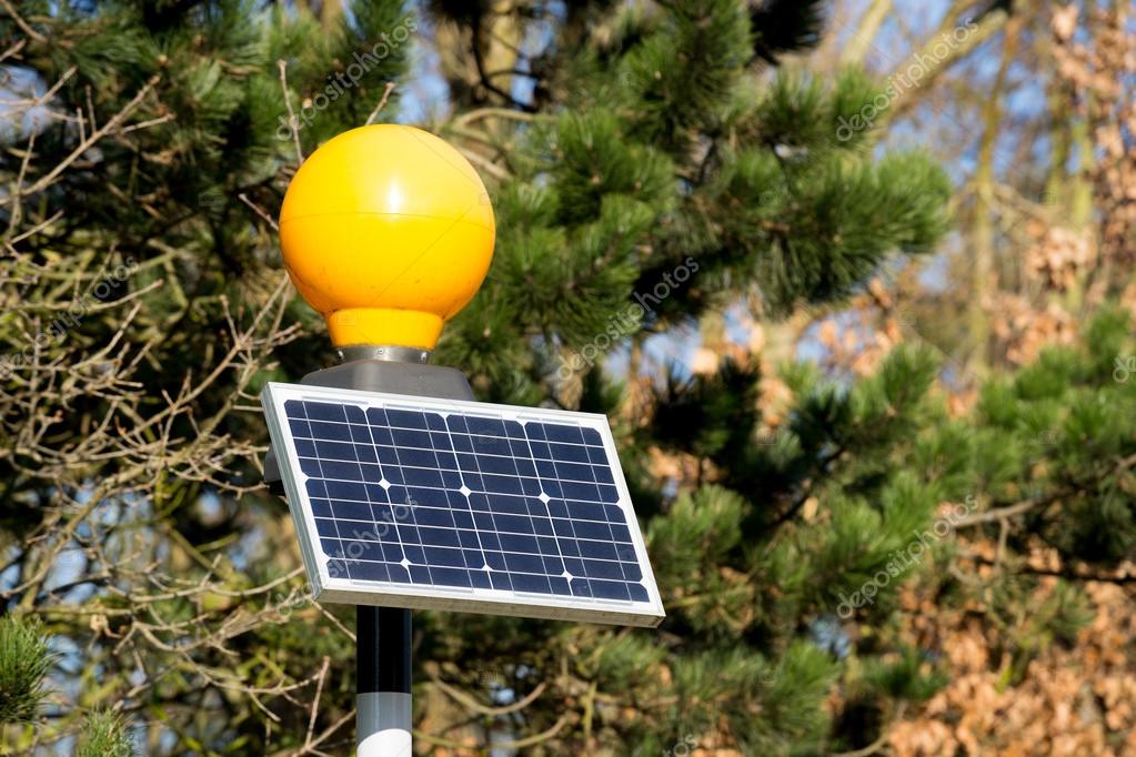 Traffic light from solar cell panel Stock Photo by ©joekasemsarn.gmail ...