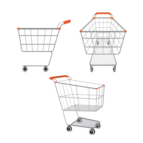 Grocery shopping carts Vector Art Stock Images | Depositphotos