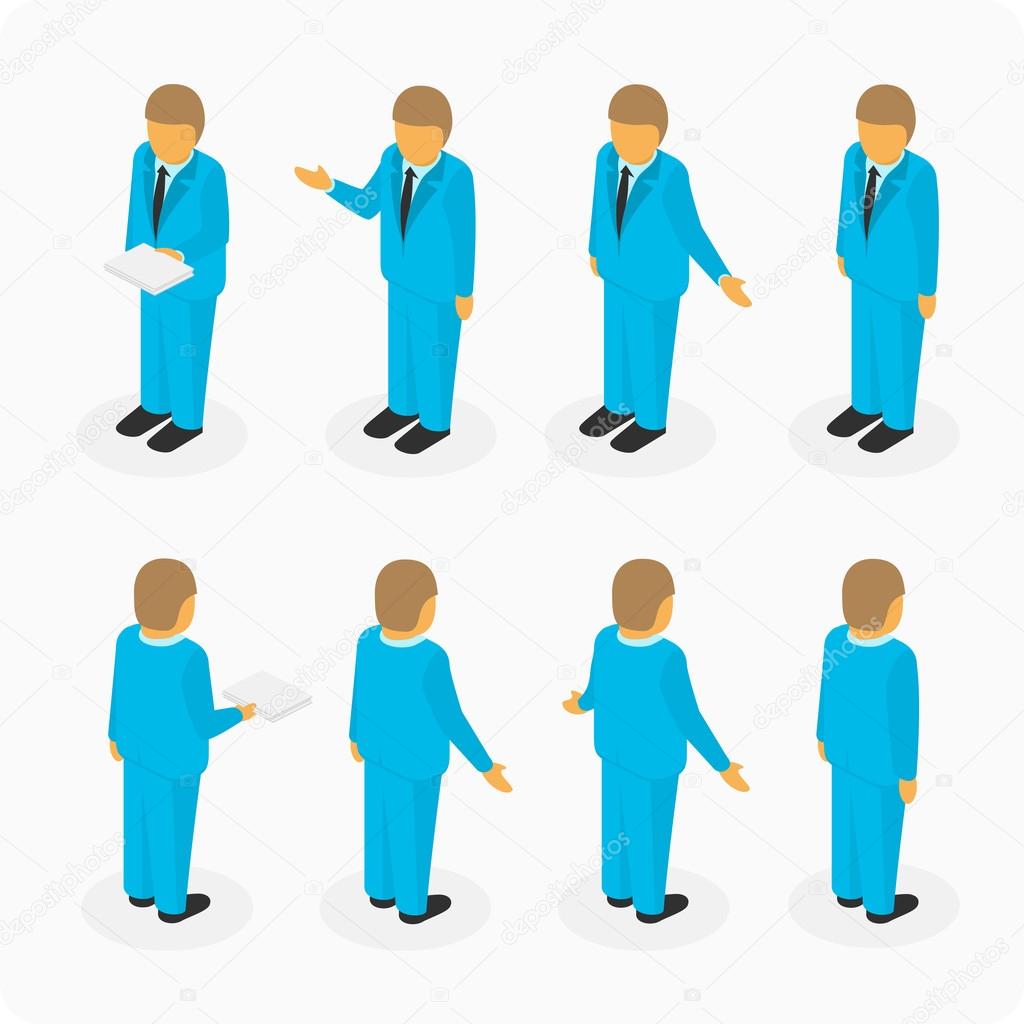 Figures of men in suits. Stock Vector Image by ©art-sonik #101250218