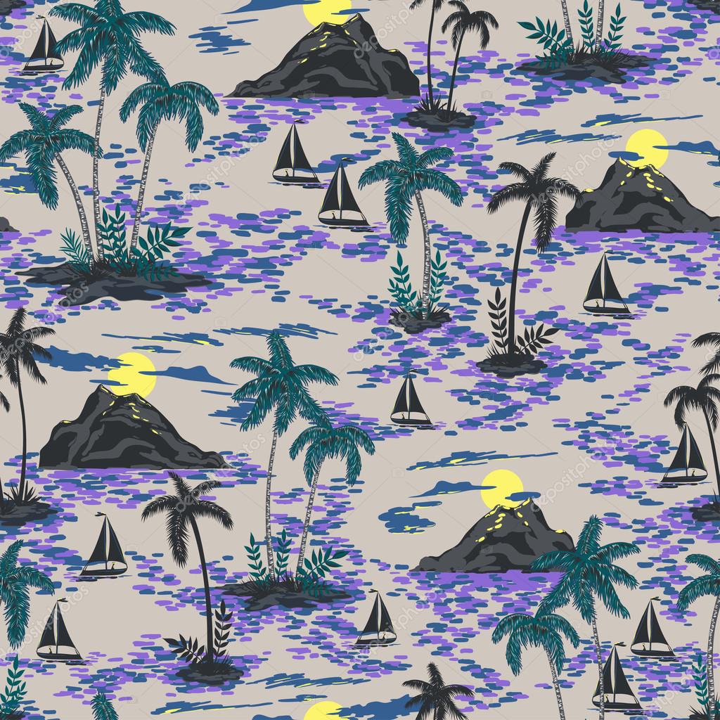 Vintage Hawaiian Pattern