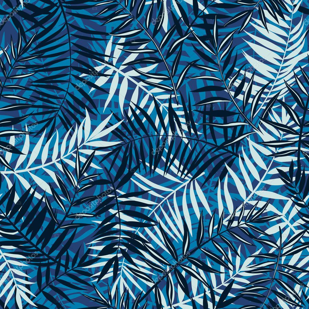 Vector seamless tropical foliage pattern Stock Vector Image by ©katya ...