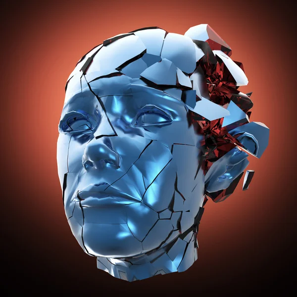 Glossy woman head exploding shuttered - Headache, mental problems ...