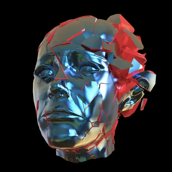 Glossy woman head exploding shuttered - Headache, mental problems ...