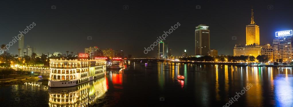 The Nile River At Night