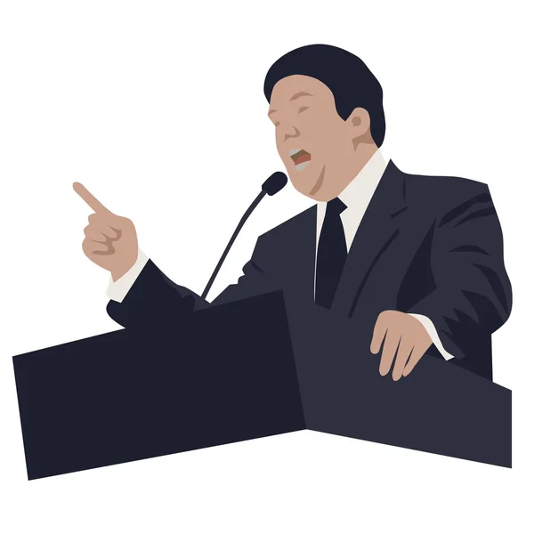 Emcee Cartoon Vector Illustration Stock Vector Image by ...