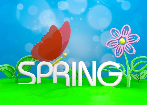 Kreslené jaro stock fotografie, royalty free Kreslené jaro obrázky ...