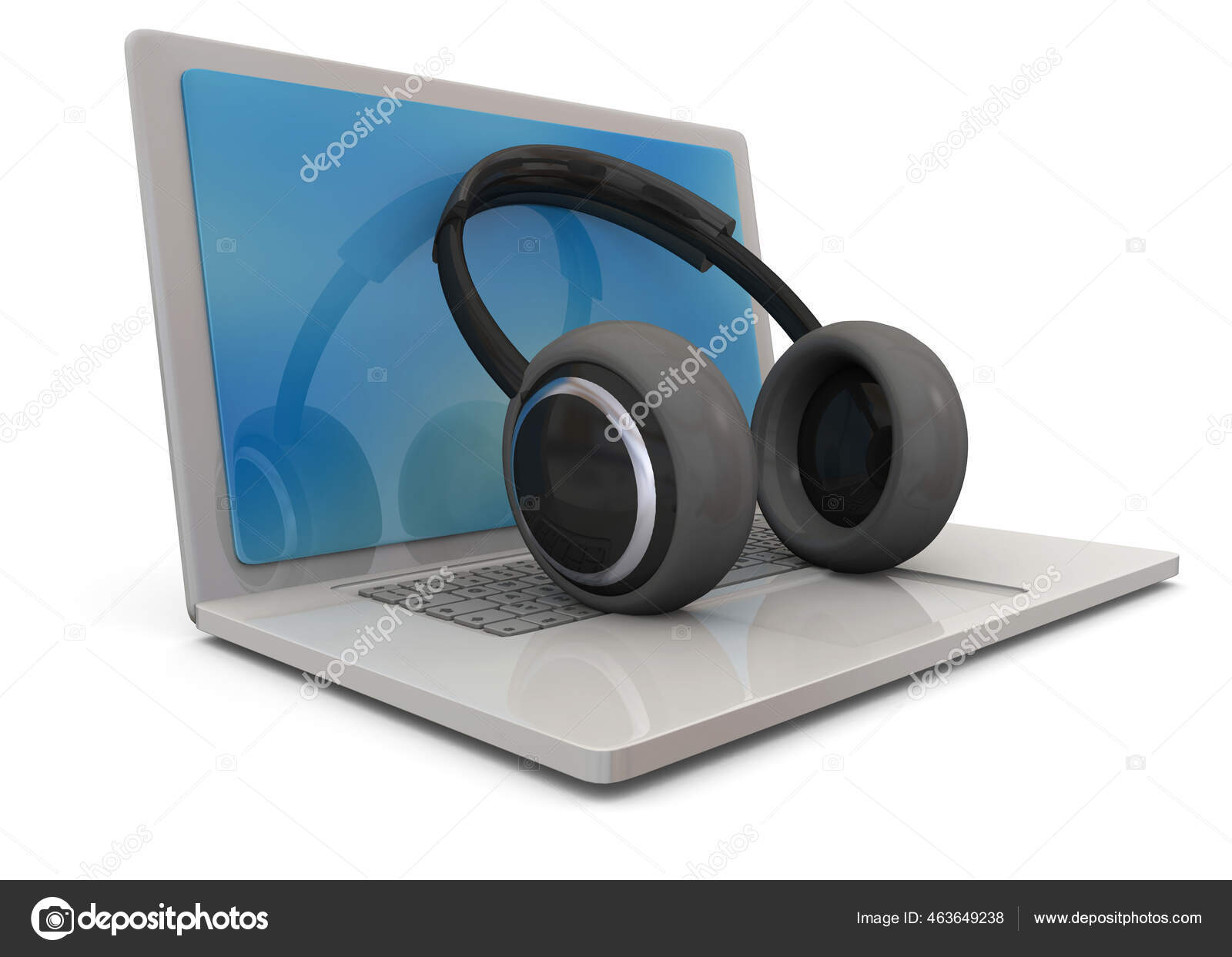 Computer Headphones — Stock Photo © gmac84 #463649238