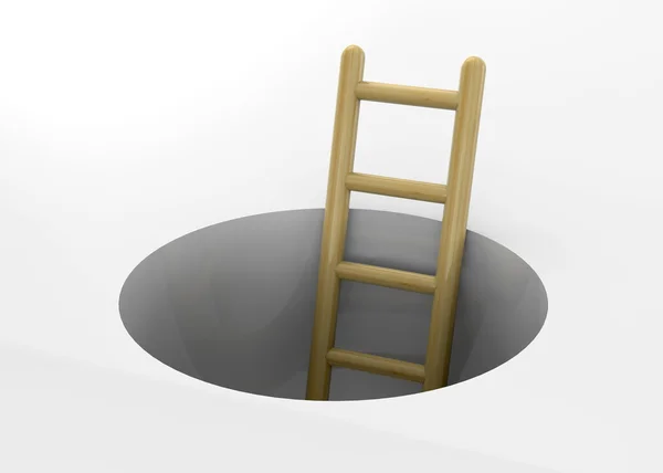 Ladder from hole Stock Photos, Royalty Free Ladder from hole Images ...