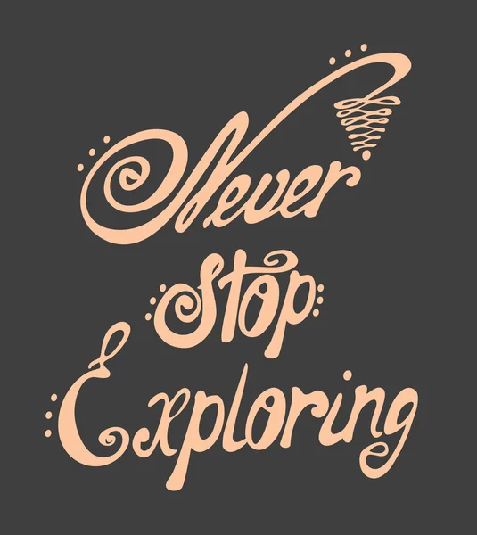 Never stop exploring Vector Images, Royalty-free Never stop exploring ...