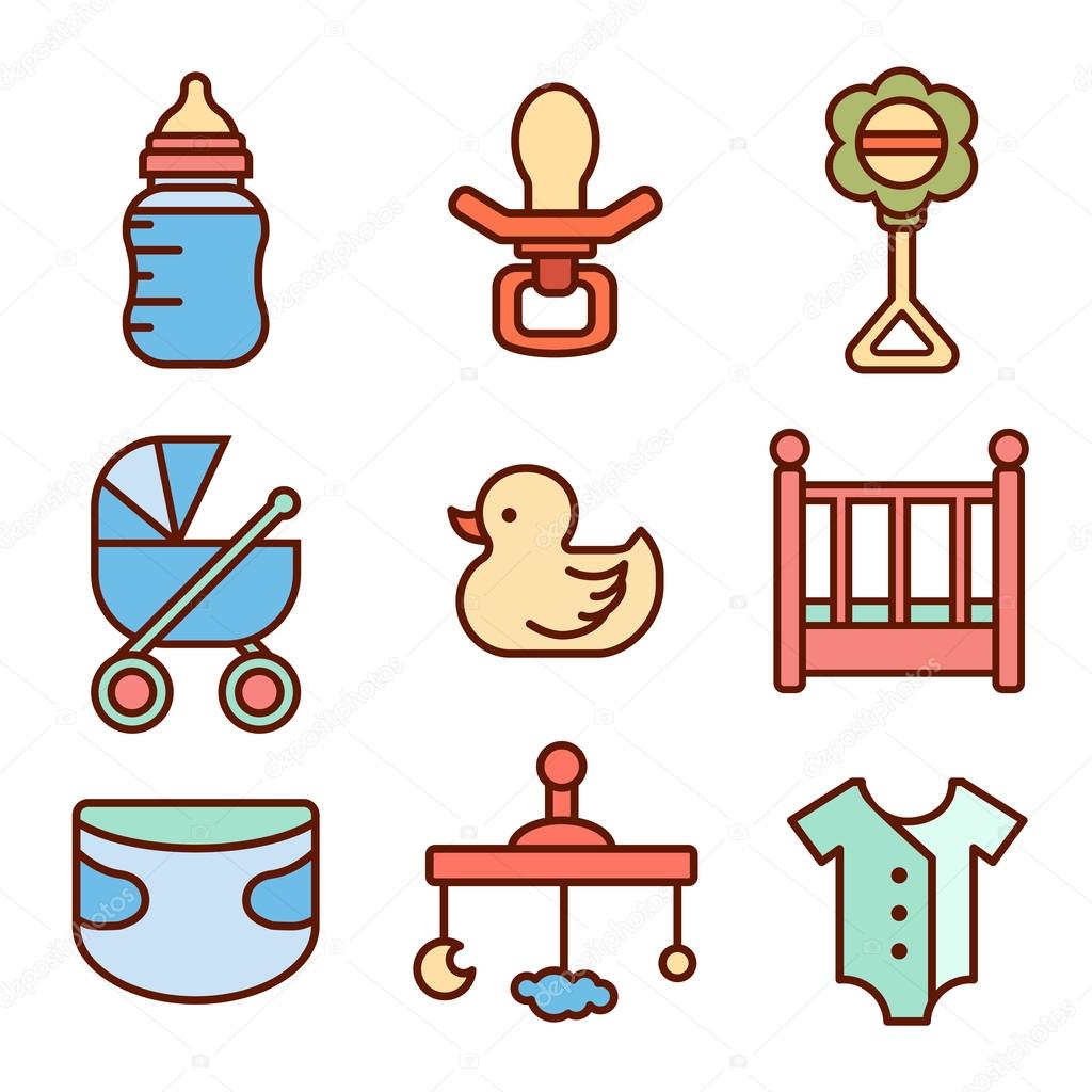 Baby Symbols Clip Art