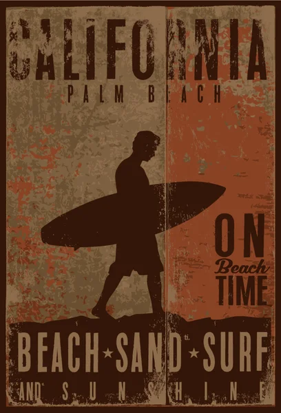 Surf posters vintage Vector Art Stock Images | Depositphotos