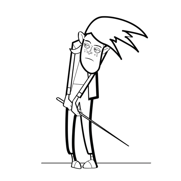 The dentist drills a tooth humorous illustration Stock Vector Image by ...