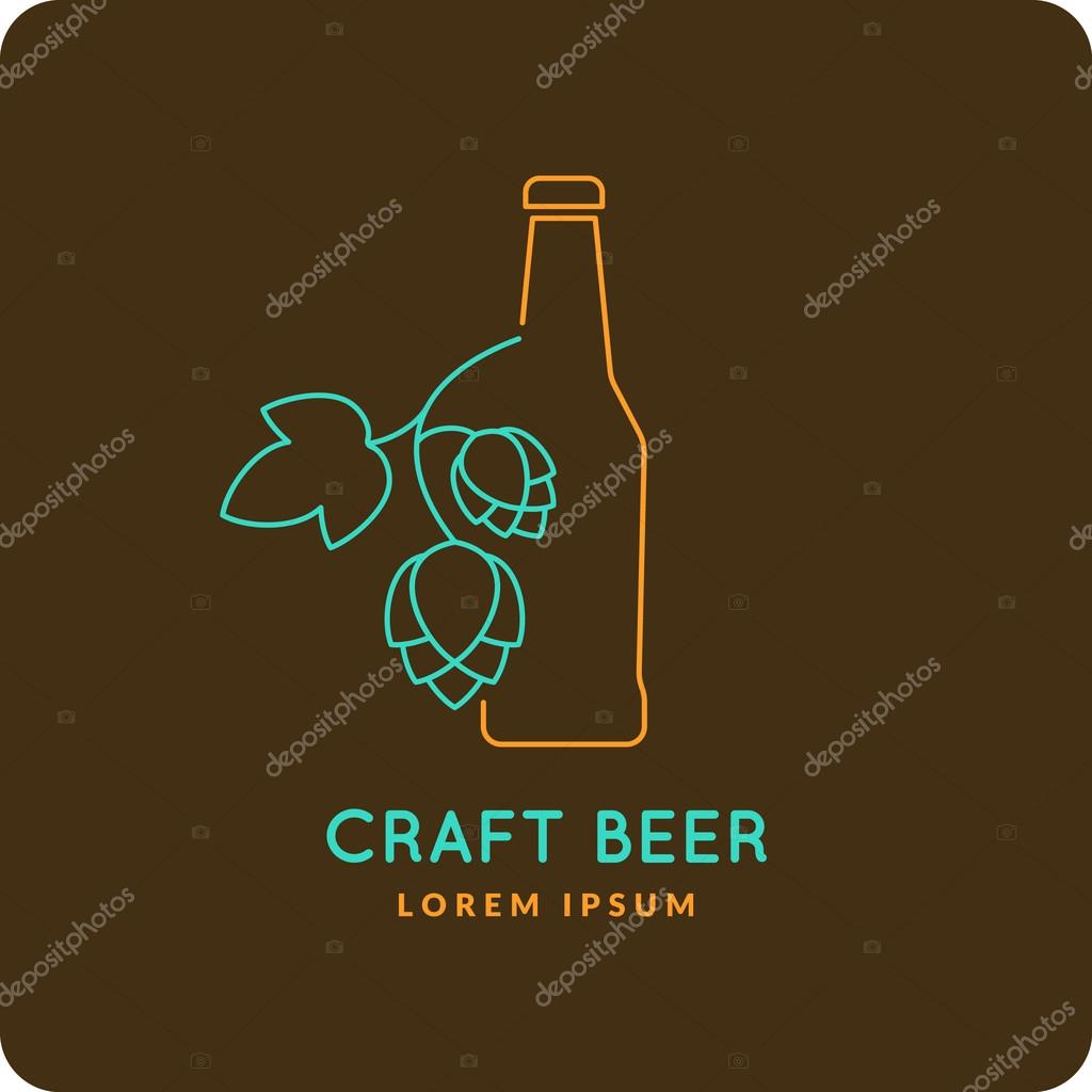 Logo piwa. Browar. wektor stockowy od ©alekseyderin.gmail.com 103437772