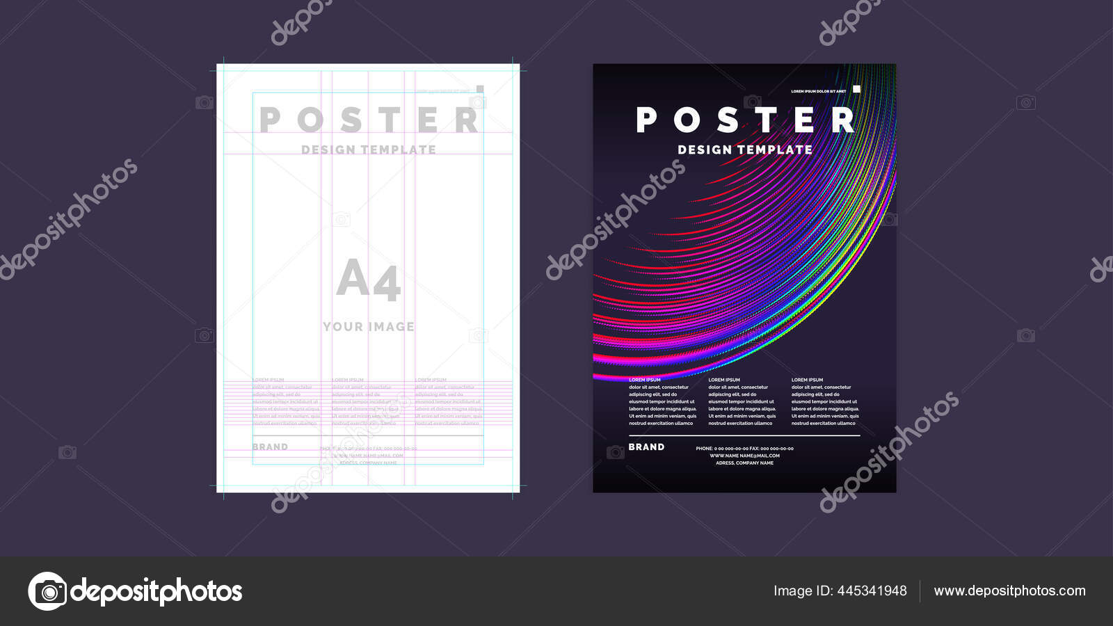 Poster template for business and cover modern journal. Stock Vector by ...