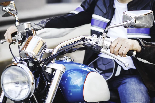 Handsome man motorcycles Stock Photos, Royalty Free Handsome man ...