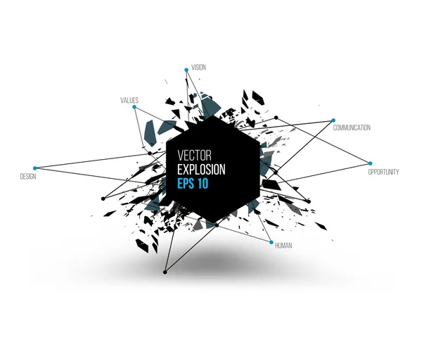 Abstract Globe Network Connections Vector Background Abstract Molecular Compounds — Stock