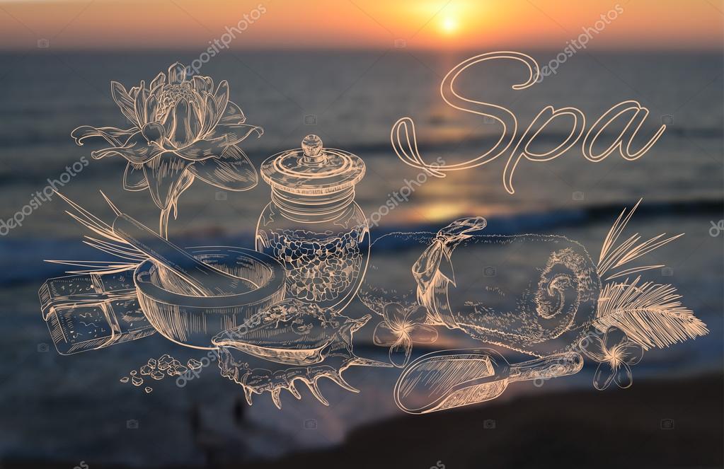 Spa treatment banner — Stock Vector © PurpleBird18 #120963192