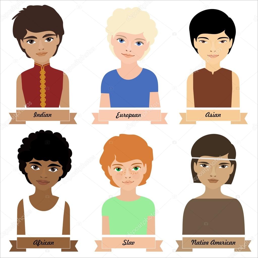 Ethnic Groups Clip Art