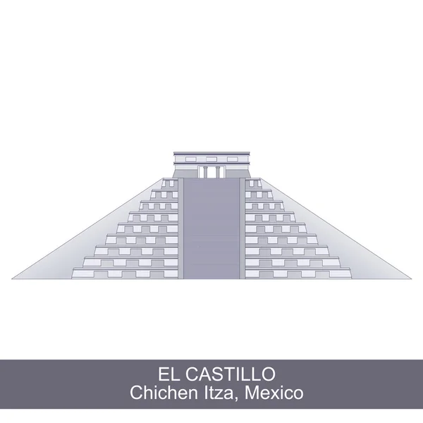 27 El castillo pyramid Vector Images | Depositphotos